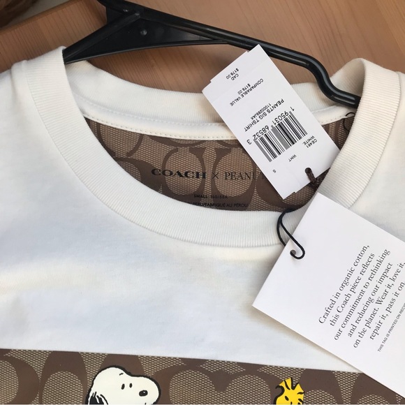 Coach | Tops | Coach X Peanuts Signature Snoopy T Shirt | Poshmark